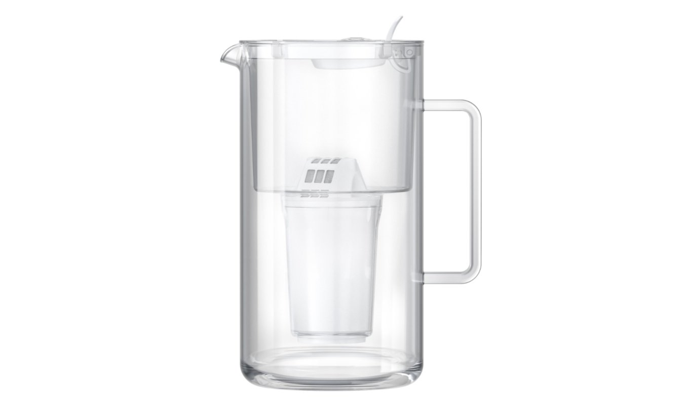 Aquaphor Nord A5 Glass Water Filter Jug | BPA-Free